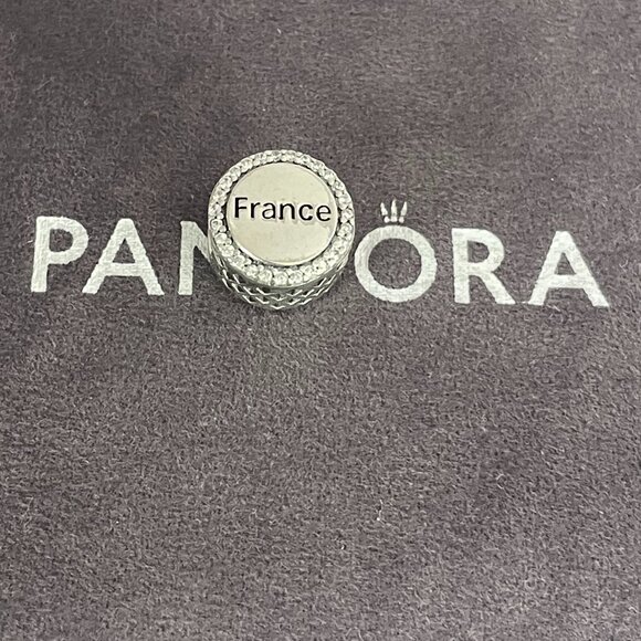 Pandora | Jewelry | Pandora France Flag Exclusive Charm Bead | Poshmark